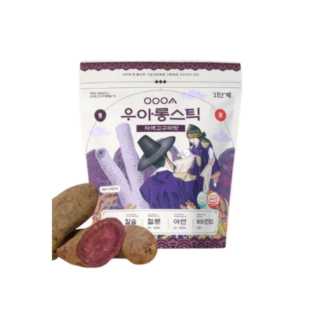 Bánh Ăn Dặm Que Dài Dinh Dưỡng Vị Khoai Tím OOOA Cho Bé Từ 6 Tháng Bổ ...