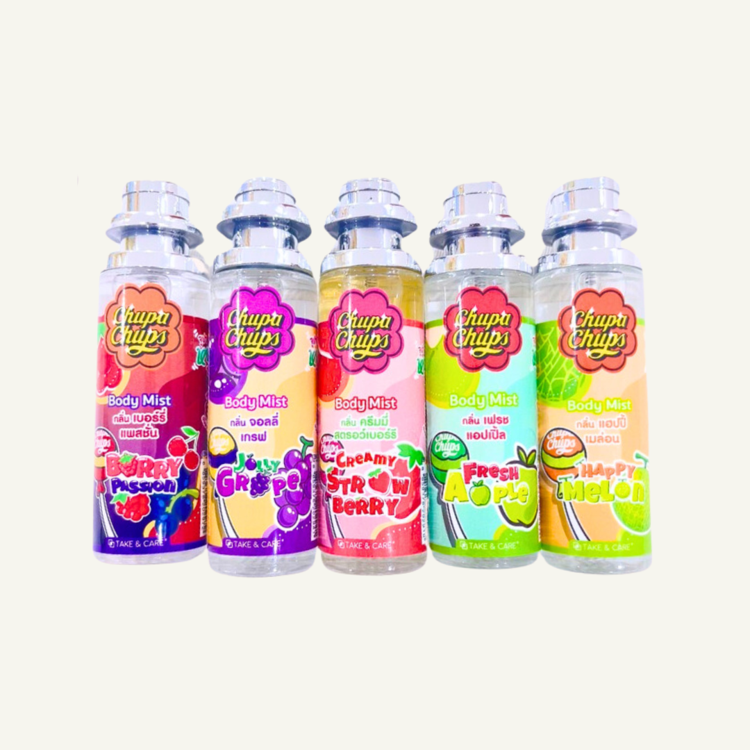 Nước hoa xịt thơm cho bé BODY MIST hương trái cây CHUPA CHUPS nội địa ...